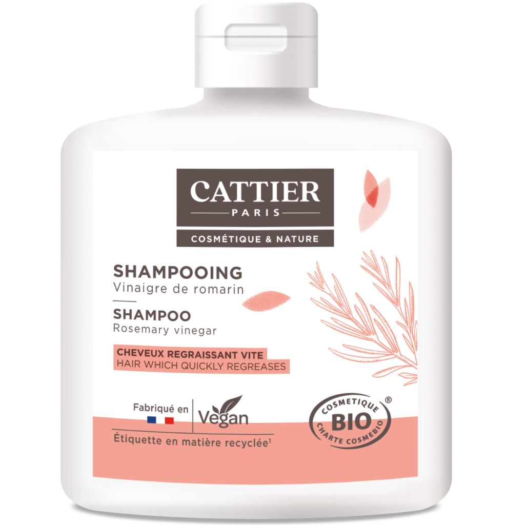 Cattier Sampon bio cu rozmarin, par gras (250ml)